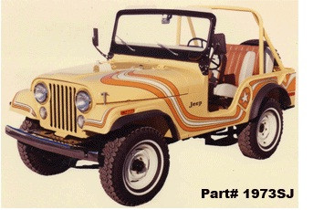 '73 Super Jeep CJ5 Decal Kit – CBJeep