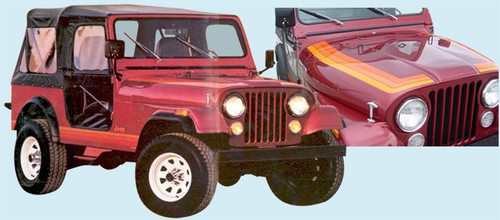 '85 CJ7 Spring Edition Decal Kit – CBJeep