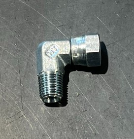 90 Degree Swivel Fitting, 1/4" x 1/4" - ABS