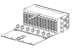 CCH-04U - Corning LANscape Rackmount 4U Closet Connector Housings