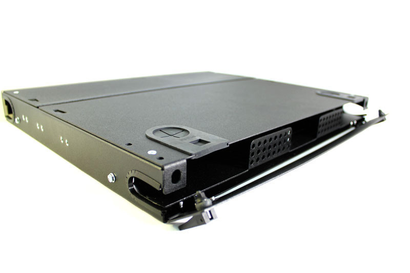 Rack Mount 1U LGX Compatible Fiber Enclosure, Holds up to 6 LGX Panel