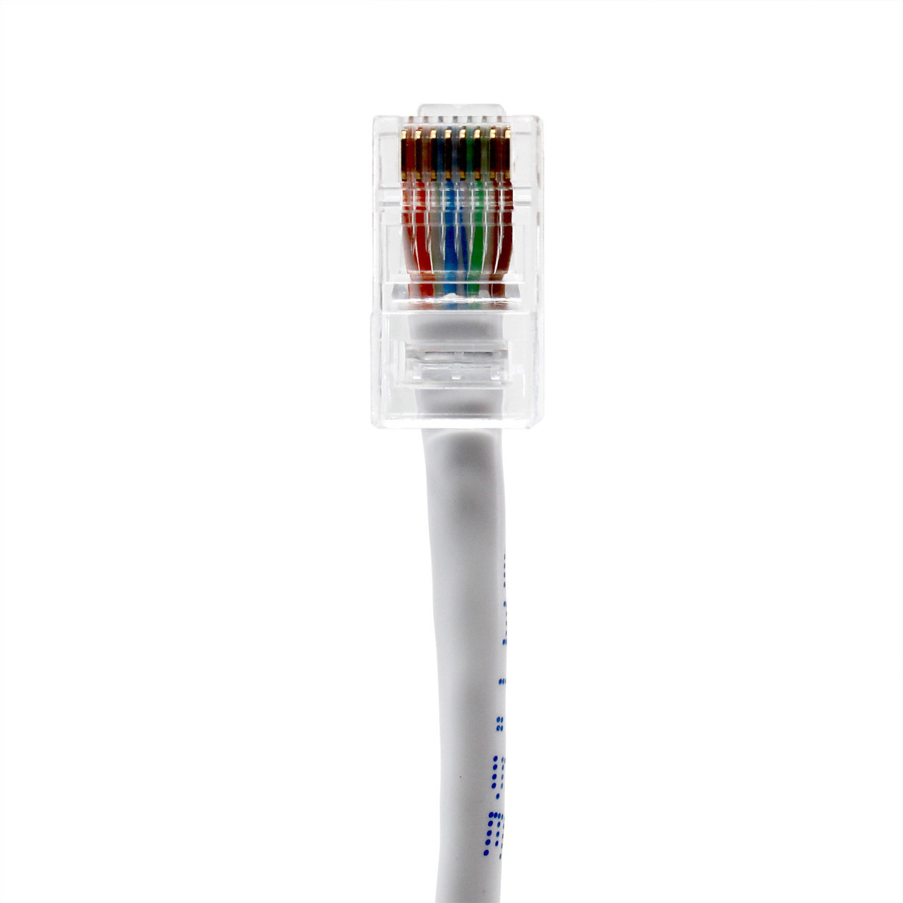 Cat5e Non-Booted Ethernet Cable - White Jacket