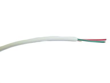 Security Cable 22awg/2c Stranded, CM/CL2, White, 500'