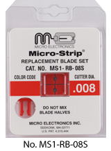Micro-Strip Single Fiber Replacement Blade Sets | Cables Plus USA
