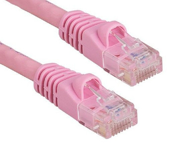 UL724M8xxxPK-BF -Cat6 Snagless Ethernet Cable - Pink Jacket