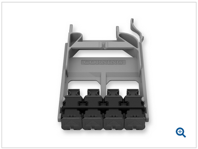 Corning EDGE8 Adapter Panels, MTP 32F, RPS, 4 port, black | Shop