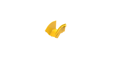 CF120 Fiber Tray - 45°External Riser, Yellow | Buy now