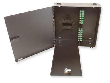4 Panel Wall Mount Fiber Distribution Unit | Cables Plus USA
