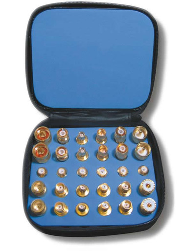 30-Piece Adapter Kit w/leather case | Shop | Cables Plus USA