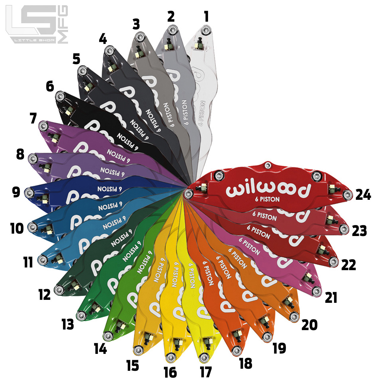 Custom Color for Wilwood Calipers - Little Shop Mfg