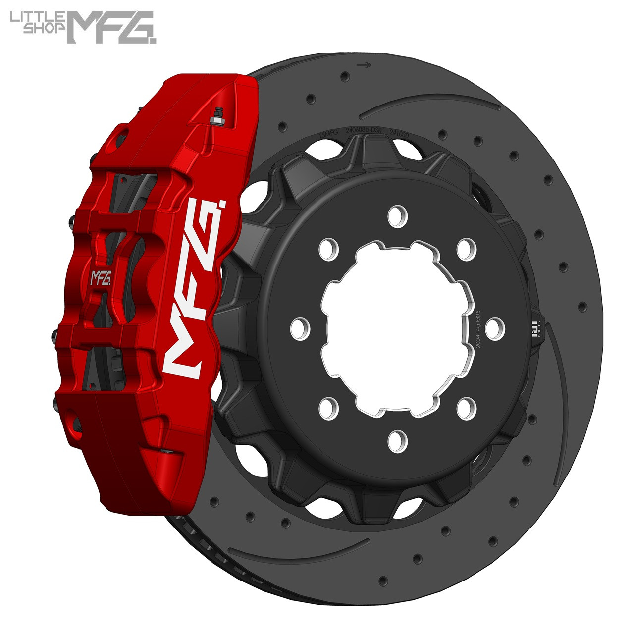 MFG Rear 16" C6 Big Brake Kit (for Currie 8-lug JK Style Floater Axle ...