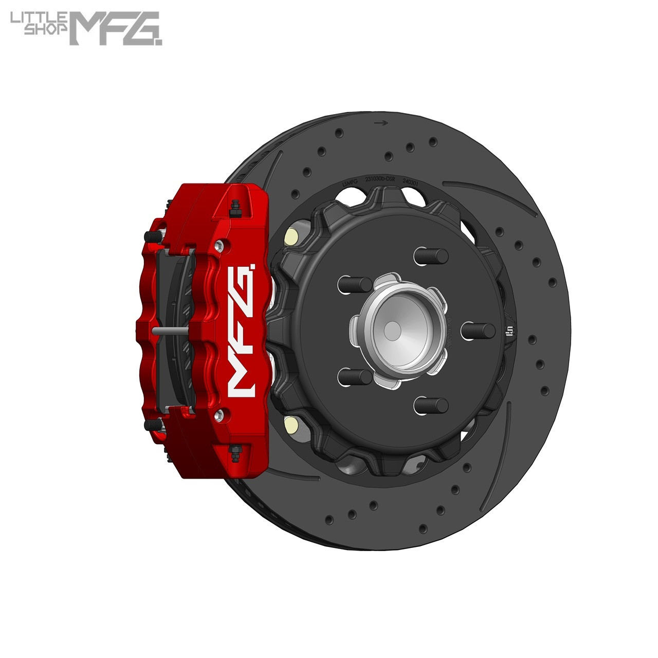 GM 98-05 S10 Blazer 14" F4 REAR Big Brake Kit (2wd) - Little Shop Mfg