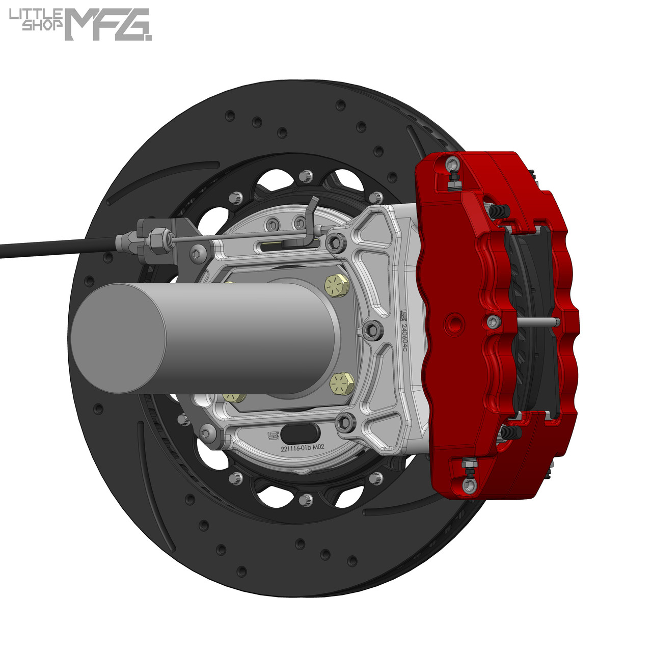 LSMFG Rear 14" F4 Big Brake Kit (Custom) - Little Shop Mfg