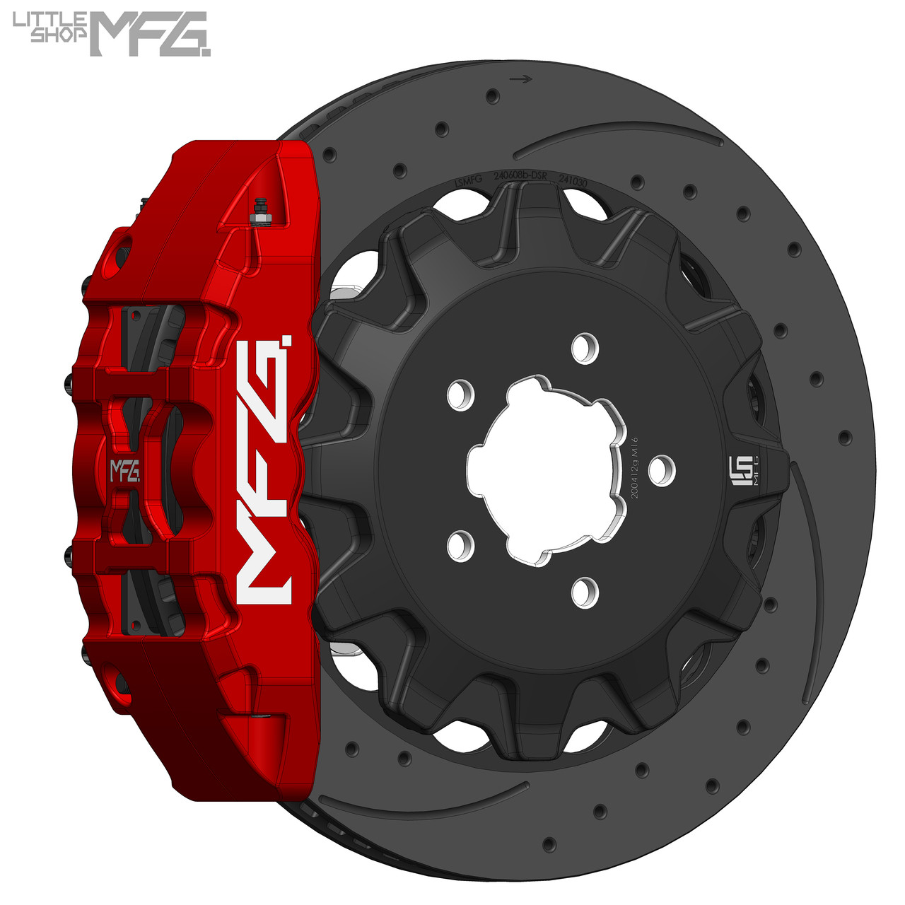 GM AFX FRONT 16" Big Brake Kit (for CPP AFX Modular Spindles) - Little ...