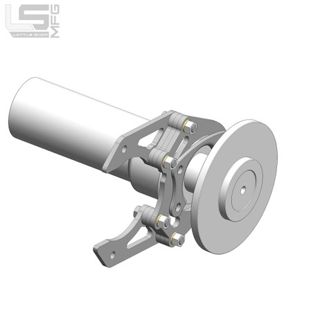 DBC Brackets/Hardware Only - Big Ford New Style 2.5" Offset - Little Shop Mfg