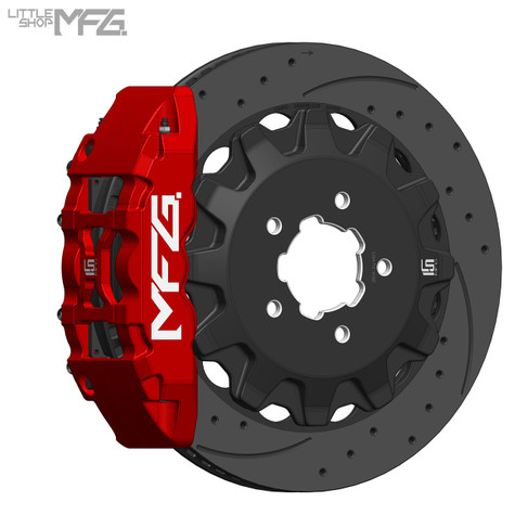 Ford 05-11 Crown Vic Front 16" C6 Big Brake Kit - Little Shop Mfg