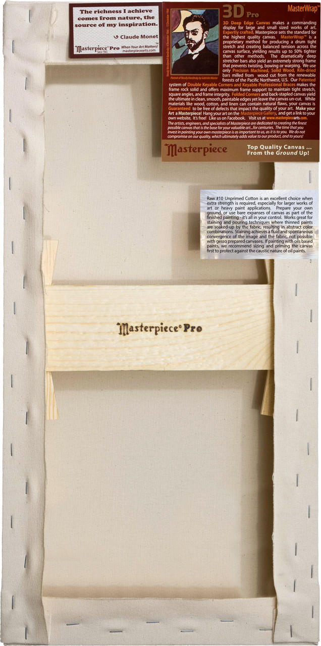 3D Pro 2.5" Deep Artist Canvas 8x24