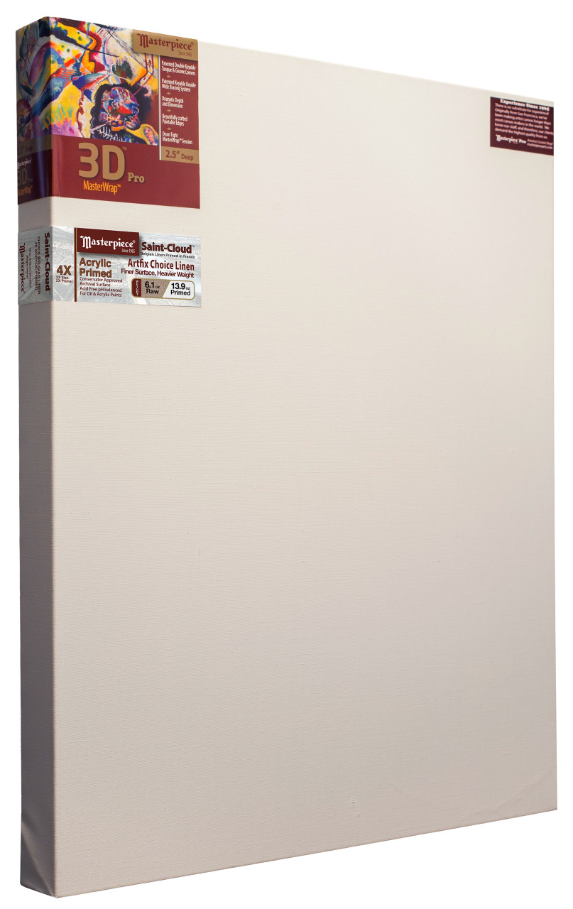 3D Pro 2.5" Deep Artist Canvas 41x71