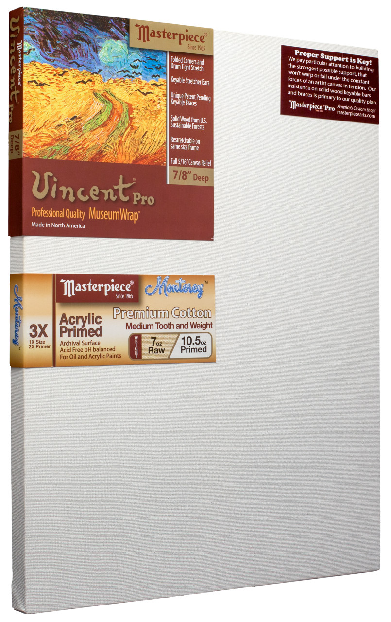 8x10 Vincent Pro 7/8" Monterey Premium Artist Canvas