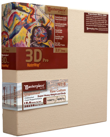3D Pro 2.5" Deep Artist Canvas 6x8