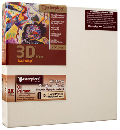 3D Pro 2.5" Deep Artist Canvas 12x18 | 3D Pro 2.5