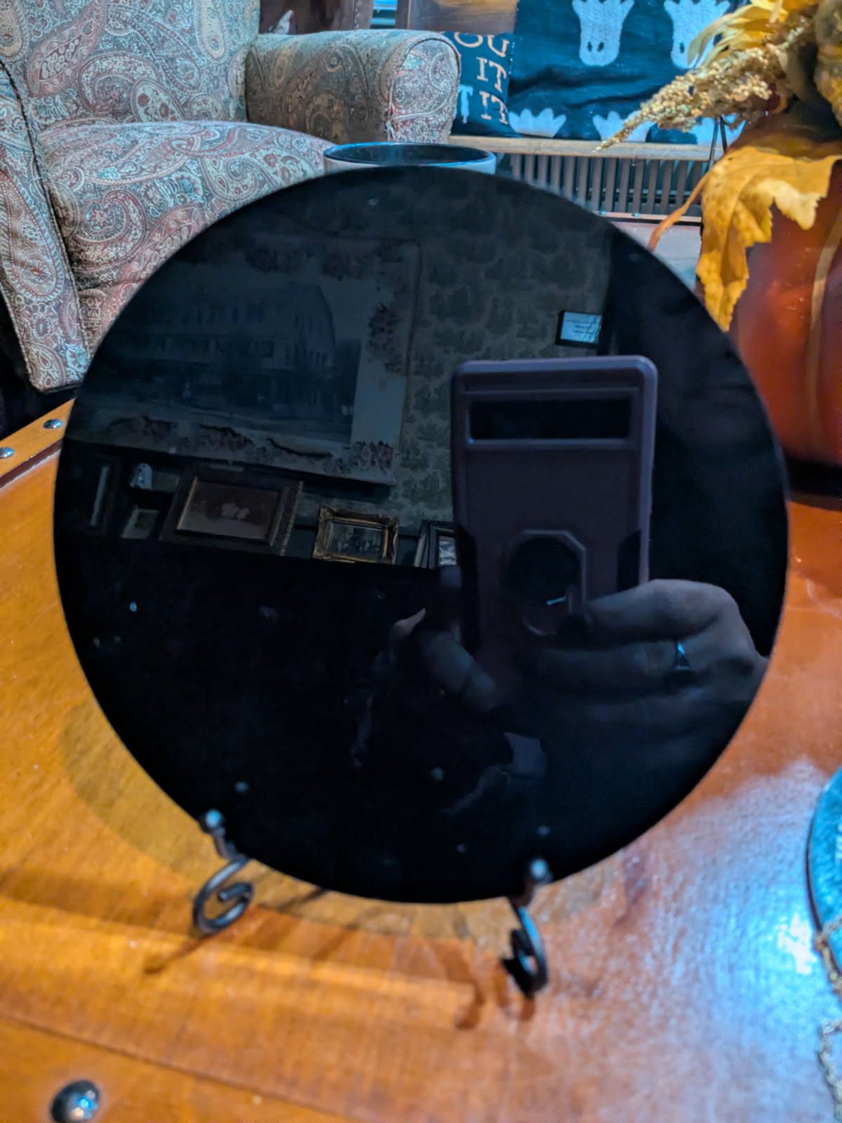Pendulum Board /Black mirror with stand