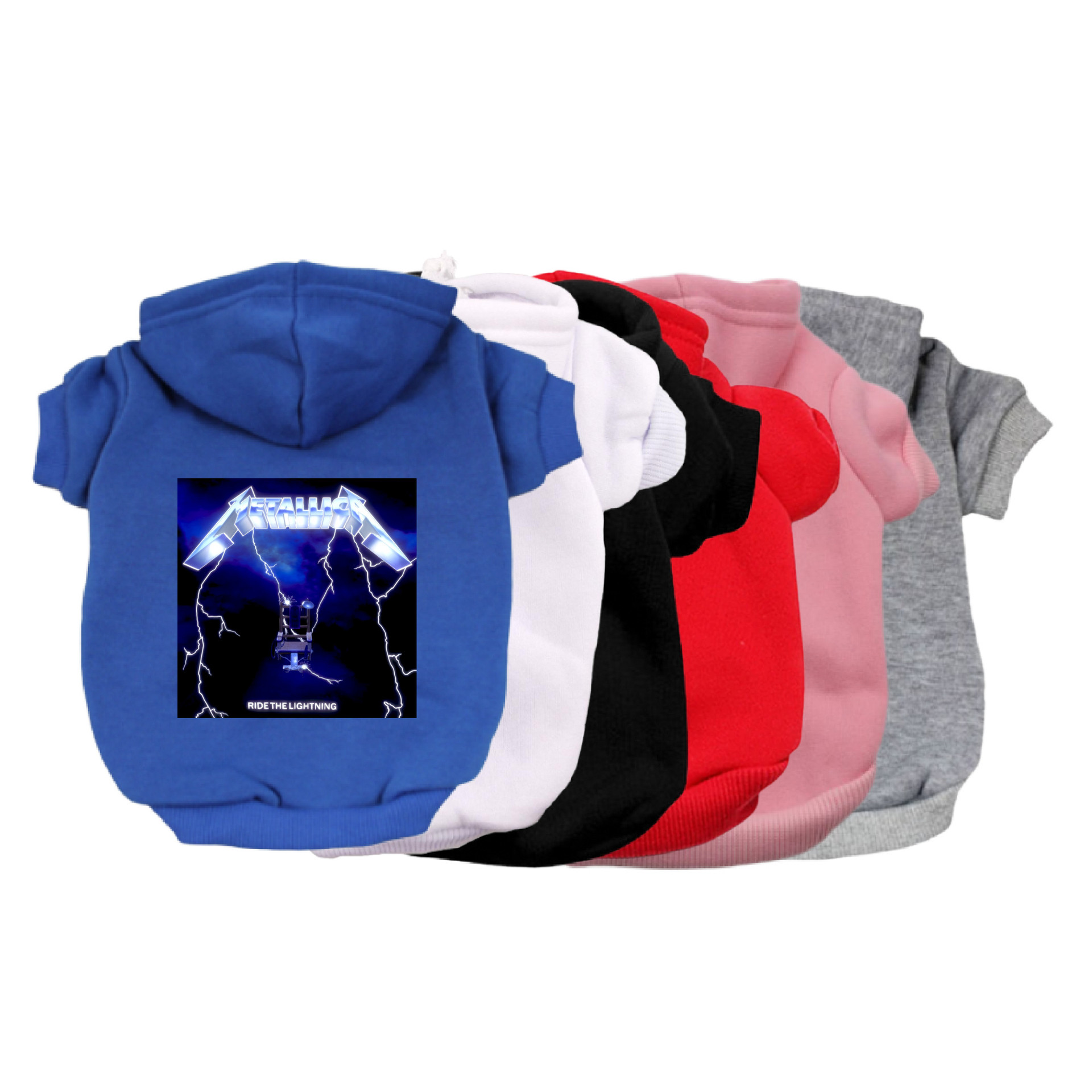 Metallica Dog Hoodie exclusive at TheHonestDog