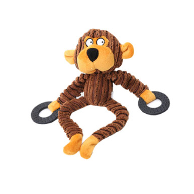 Monkey Corduroy Chew Toy - The Honest Dog