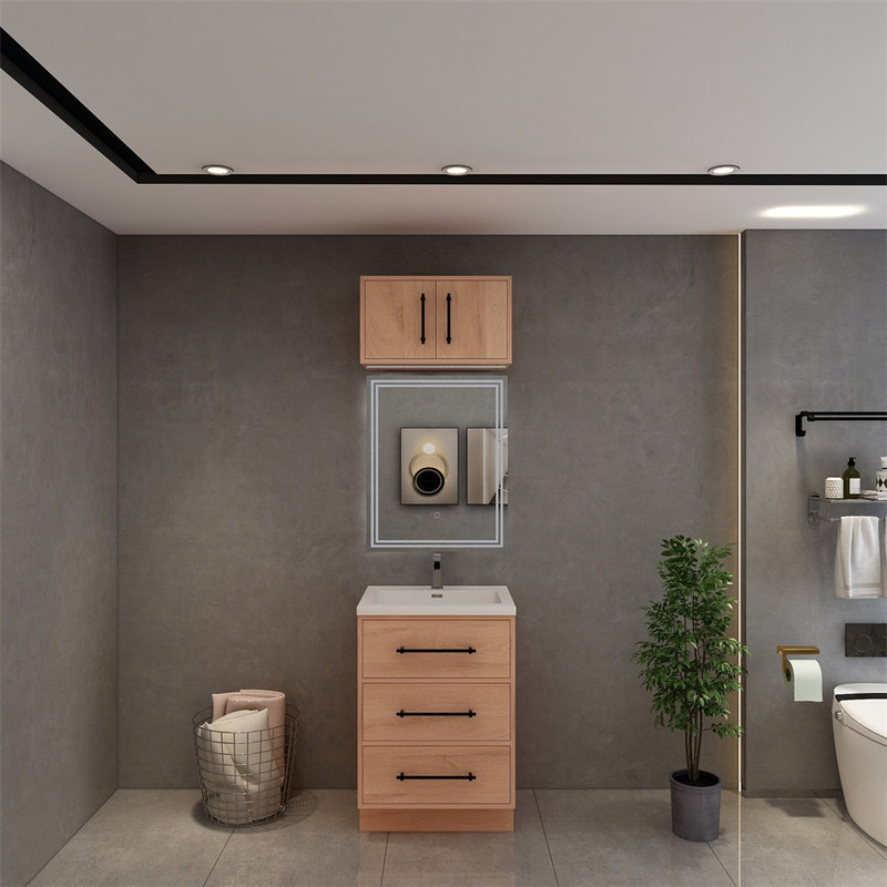 Victoria 24" Solid Wood Freestanding Bathroom Vanity with Reinforced ...