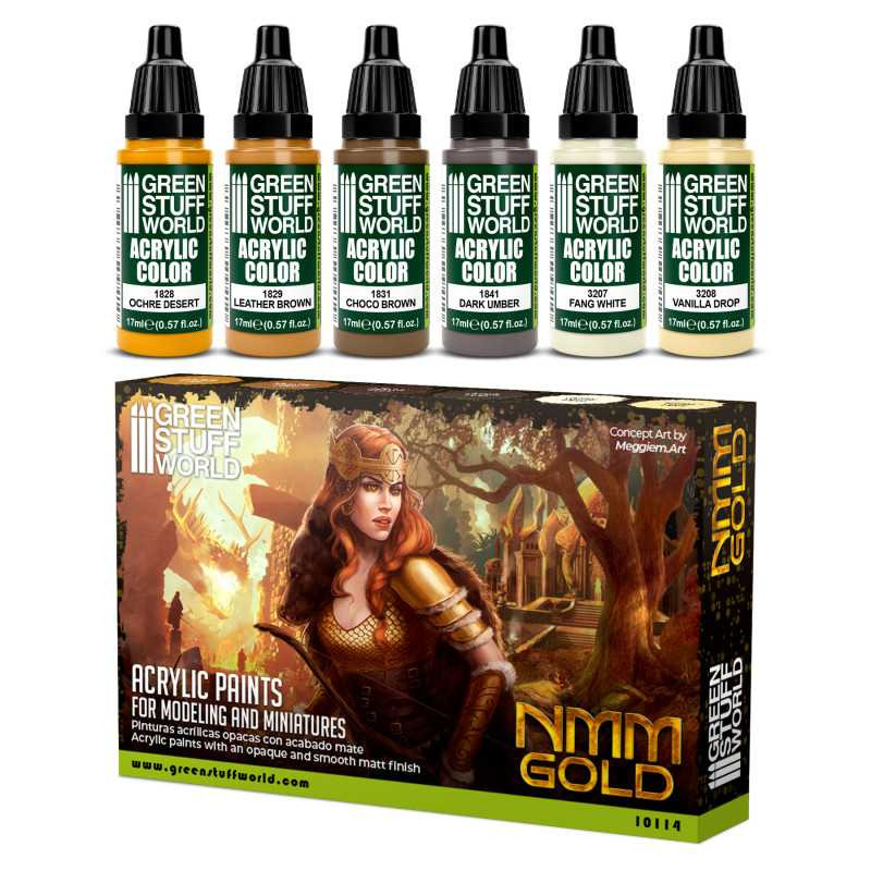 GSW NMM Gold paint set - The Hobby Collective