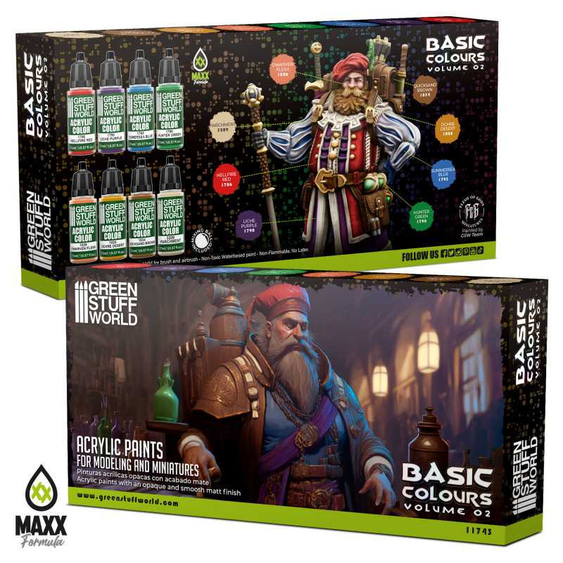 GSW Basic Colours Vol.2 Paint Set - The Hobby Collective