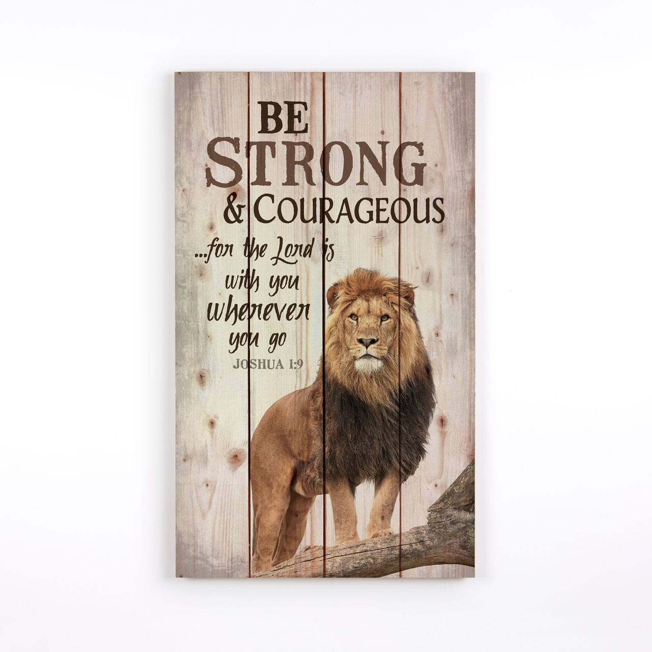 Be Strong Collection Pallet Sign - Be Strong & Courageous - [Consumer ...