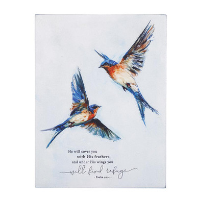 Under His Wing Collection Word Block - [Consumer]Faithworks