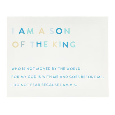 Child of the King Canvas - Son - [Consumer]Faithworks