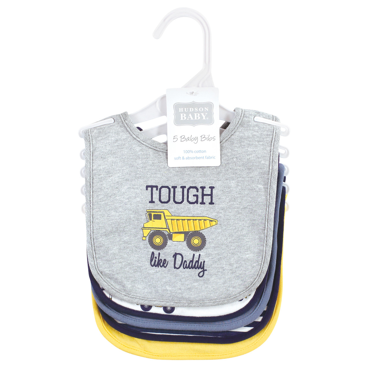 Hudson Baby Cotton Bibs, Construction