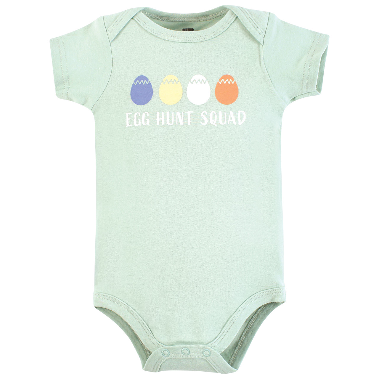 Hudson Baby Cotton Bodysuits, Egg Hunt