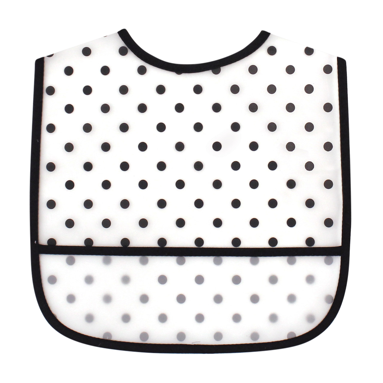 Hudson Baby Waterproof PEVA Bibs, Latte