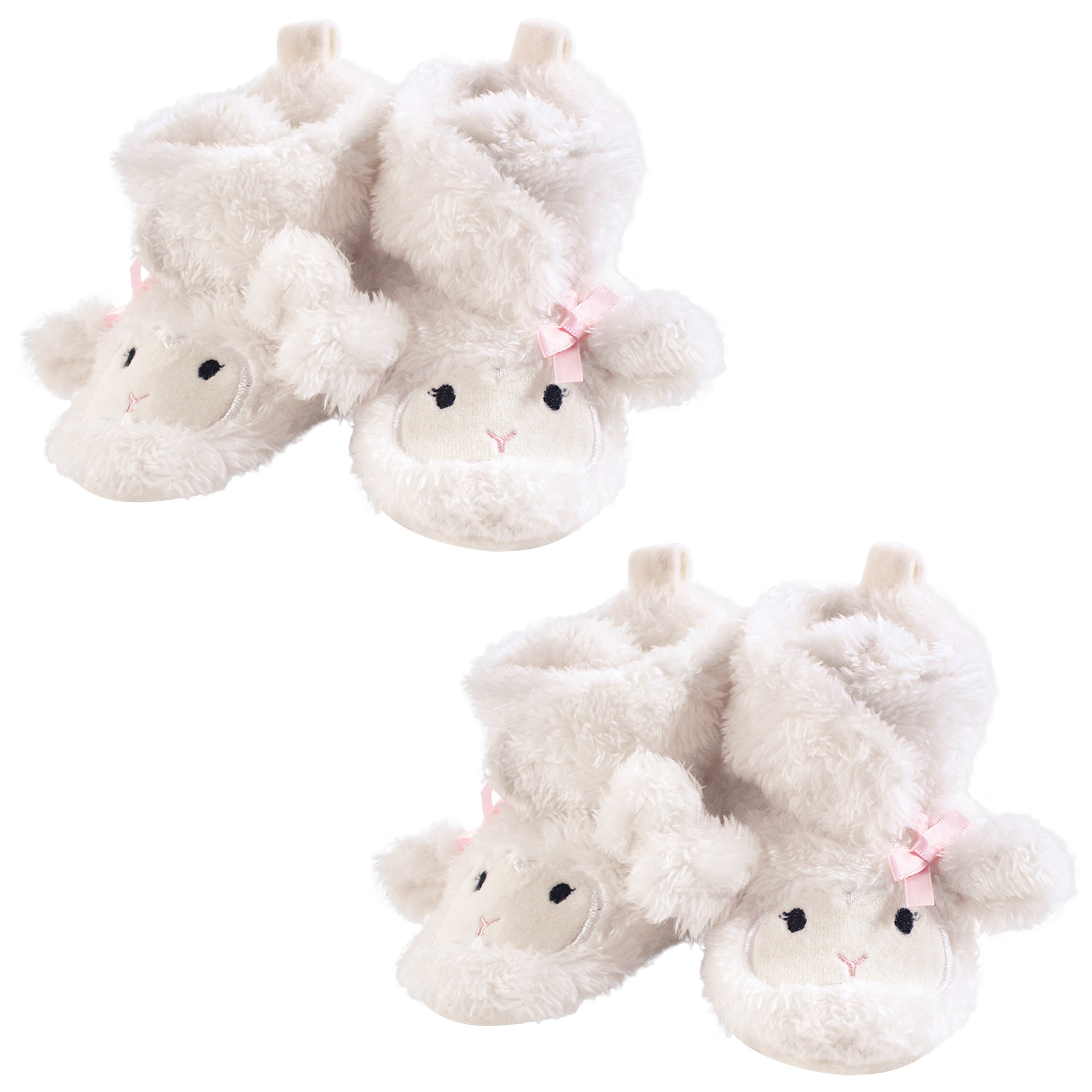 Hudson Baby Fleece Booties, Girl Lamb | Baby and Toddler Clothes ...