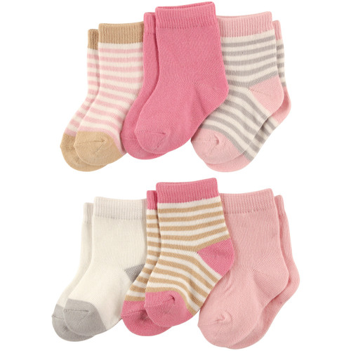 Touched by Nature Organic Cotton Socks, Neutral Stripes
