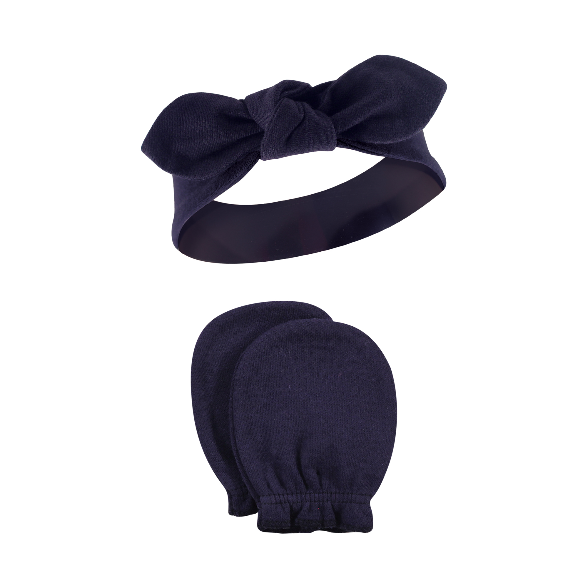 Hudson Baby Cotton Headband and Scratch Mitten Set, Botanical - Hudson ...