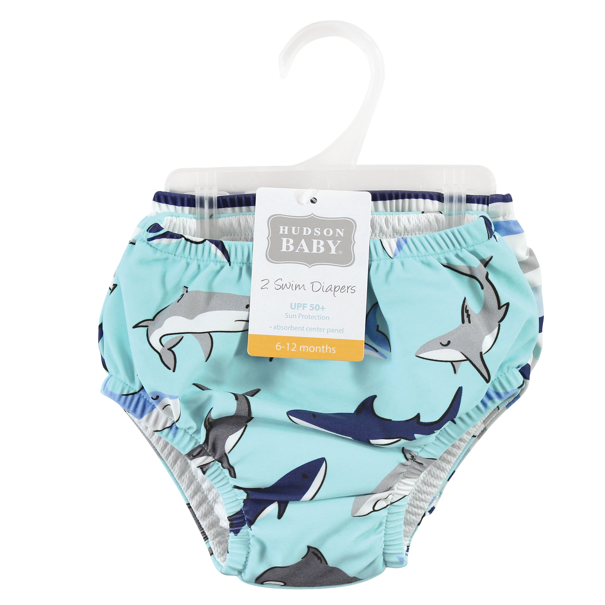 Hudson Baby Infant Boy Swim Diapers, Shark - Hudson Childrenswear