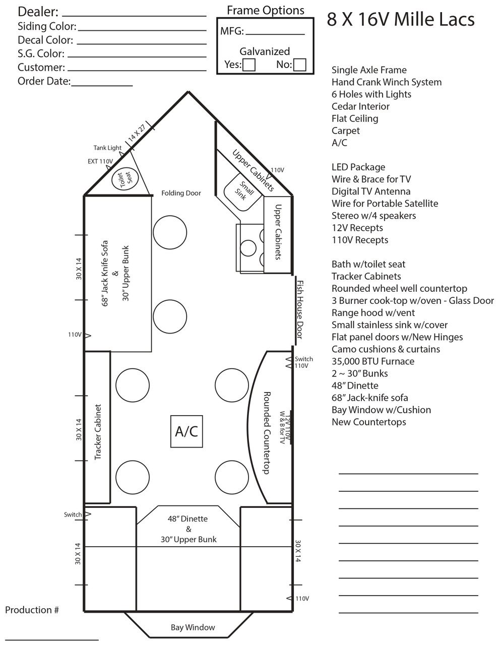 Ice Castle Mille Lacs 8x16 Fish House: Luxury Shelter for Winter ...