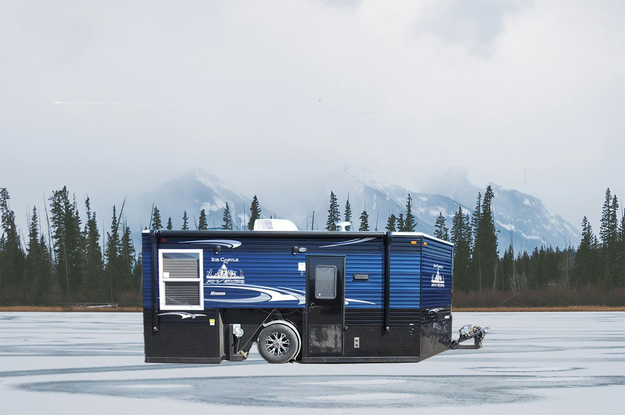 Ice Castle RV Hybrid 8x17 RV Camper & Fish House | Outdoorica