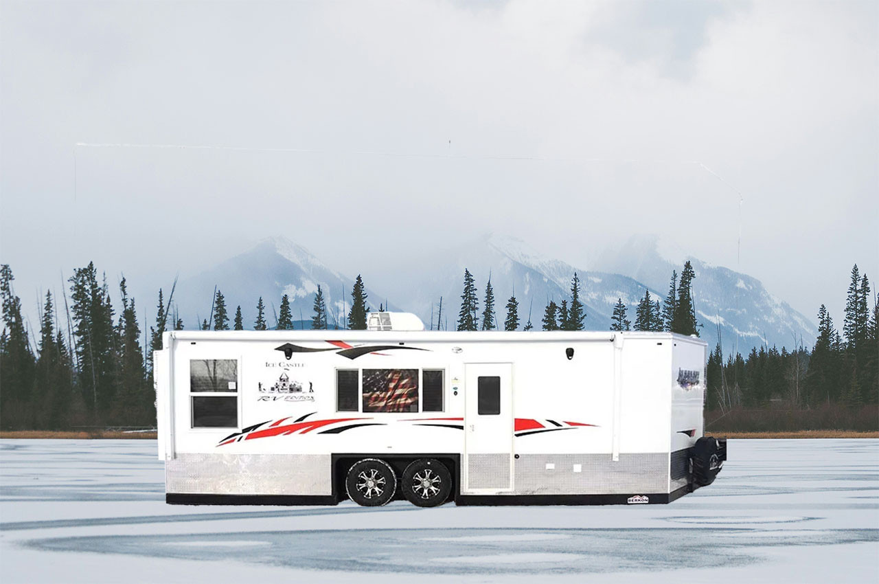 Ice Castle Independence 8x24 RV Camper & Fish House | Outdoorica