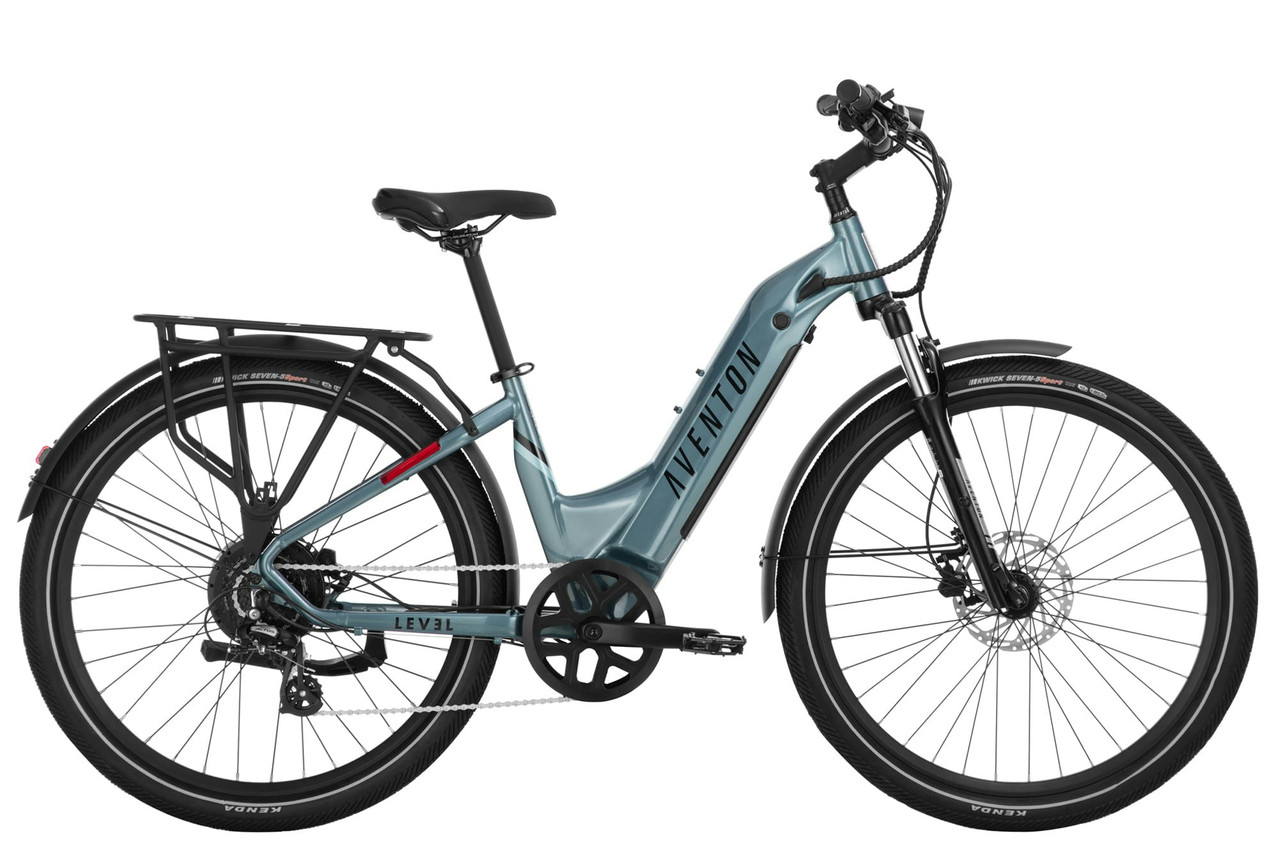 Aventon Level.2 Step Through Commuter Ebike Large Glacier Ebike ...