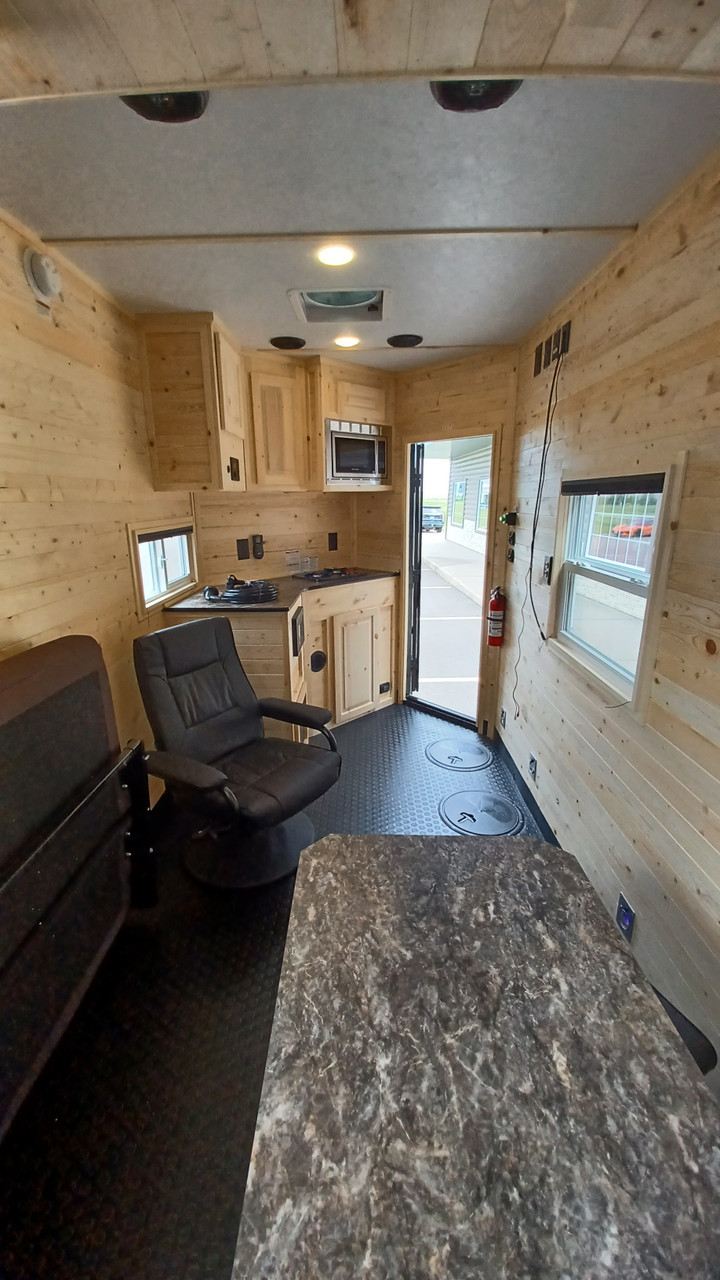 American Surplus Ice Castle - Huskie Nomad 6.5x12 Toy Hauler Fish House ...