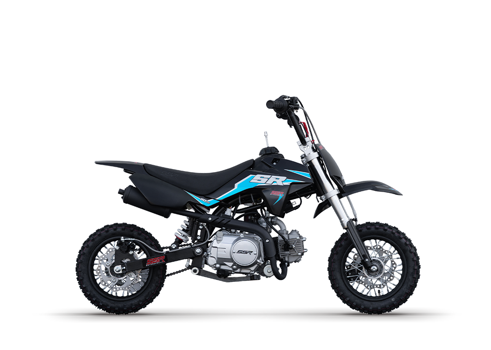 SSR Motorsports SR70AE Pit Bike - Black Blue |SR70AEBlack Blue