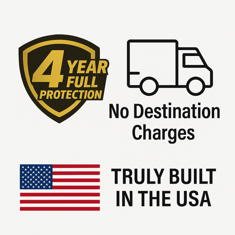 Landmaster AMP Crew Cab Classic Edition Steel Bed - 4wd Electric