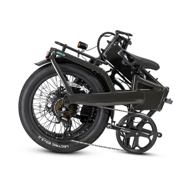 Lectric XP4 Foldable Long-Range Step-Thru Ebike - Tempest Grey | Outdoorica