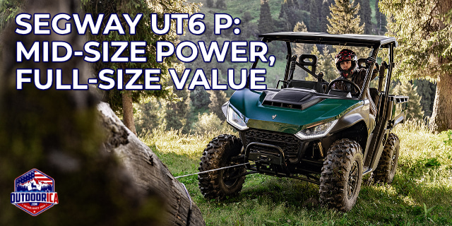 Segway UT6 P: 44 HP 3-Seater UTV with Roof & Touchscreen - OUTDOORICA